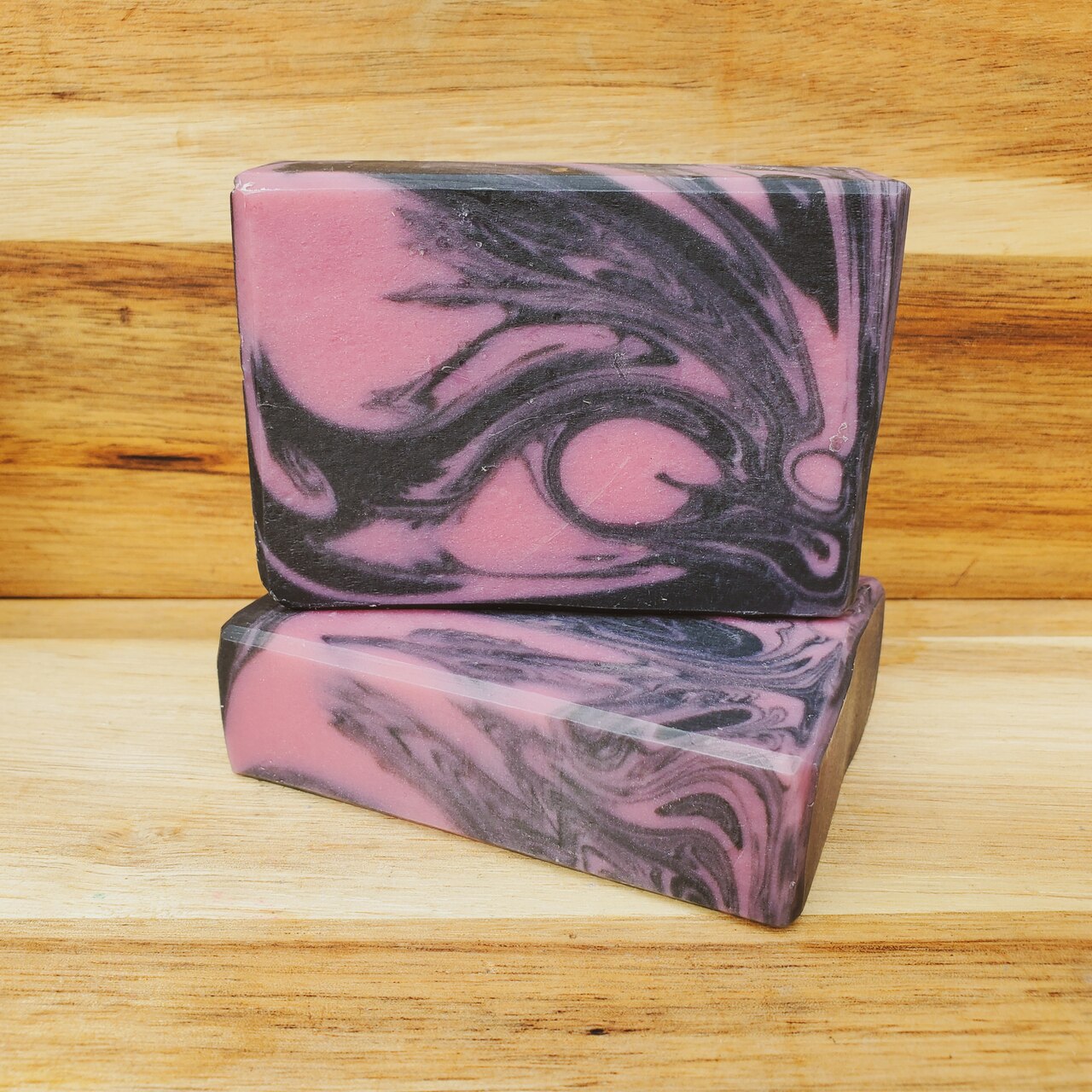 Raspberry Cream Charcoal and Moonshine Soap - Moccasin Bend Soap and ...